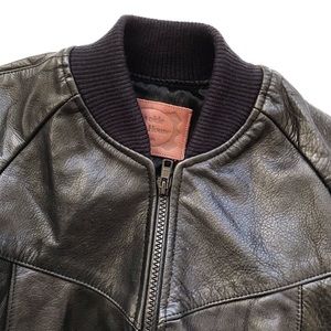 Old Hide House | Jackets & Coats | Vintage Old Hide House Black Leather ...